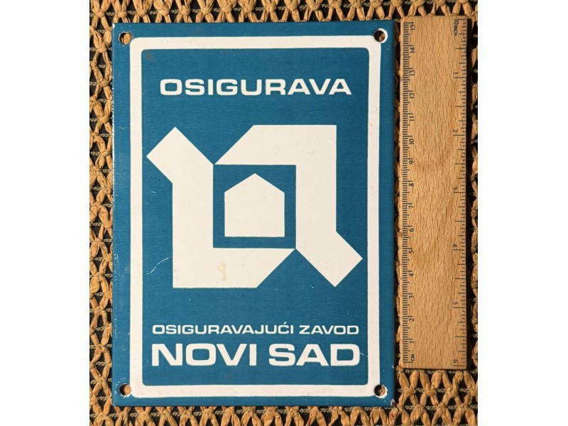 tabla emajlirana Osigurava Novi Sad osiguravajuci zavod