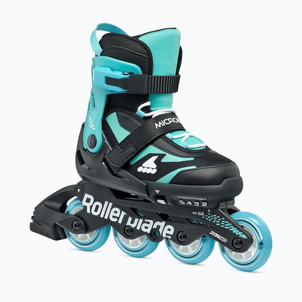 ROLERI ROLLERBLADE DEČIJI MICROBLADE black-light blue 33-36,5