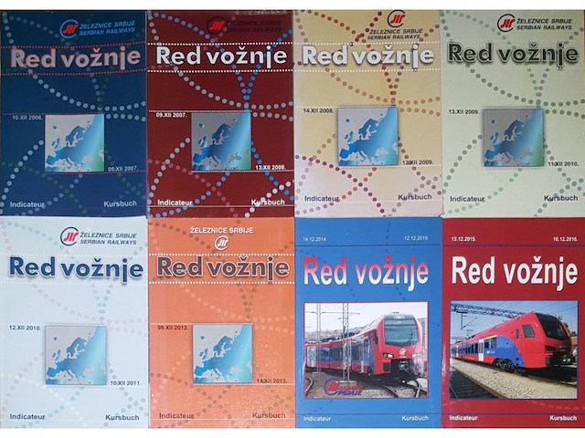 Redovi Vožnje `ŽELEZNICE SRBIJE / SRBIJAVOZ` LOT