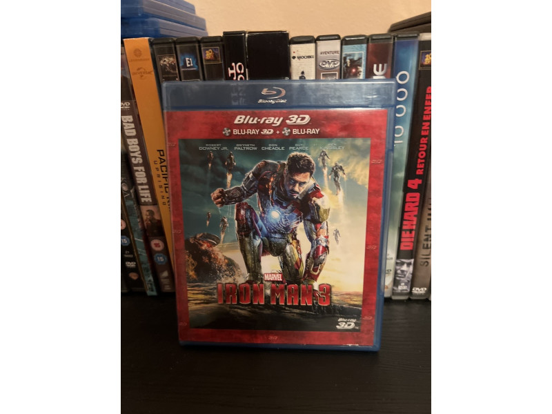 Iron Man 3 blu ray 3D