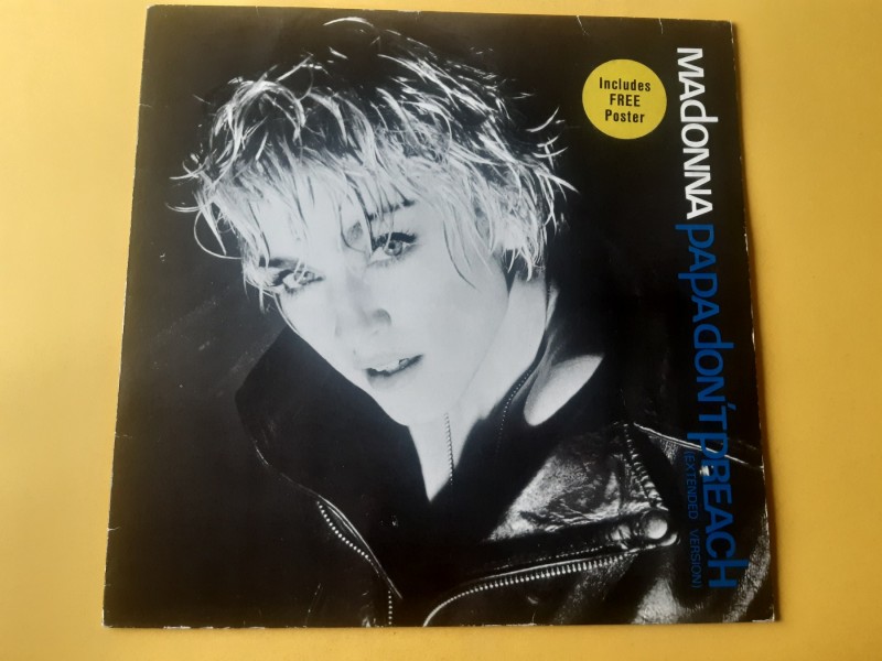 MAXI*** MADONNA - PAPA DONT PREACH ***** 1986 GERMANY