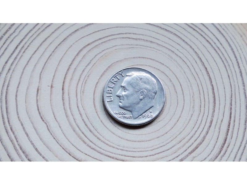 USA ONE DIME 1968 GODINA