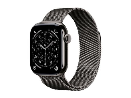 APPLE Watch S11 Cellular 42mm Slate Titanium Case with Slate Milanese Loop (mf8u4rk/a)