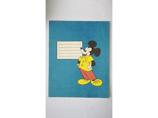 Stare sveska iz 90-ih - Miki Maus