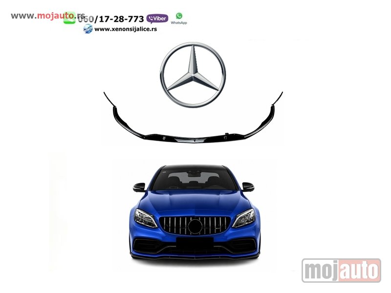 C klasa w205 15-21 mercedes lip amg