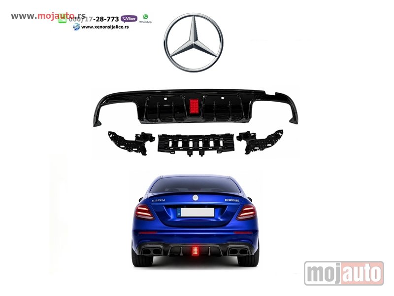 C klasa w205 15-21 mercedes difuzor amg led