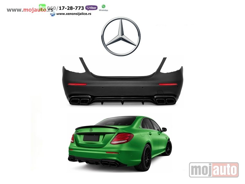 E klasa w213 17-20 mercedes body bodi kit amg zadnji
