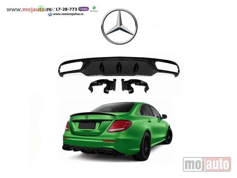 E klasa w213 17-20 mercedes difuzor amg