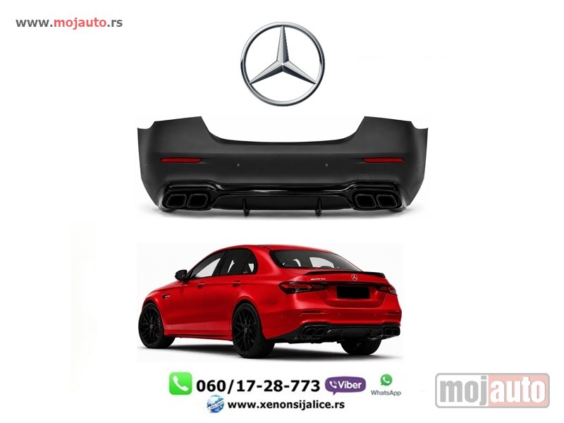 E klasa w213 20-23 mercedes body bodi kit amg zadnji