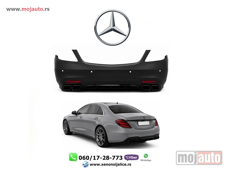 S klasa w222 13-17 mercedes body bodi kit amg zadnji