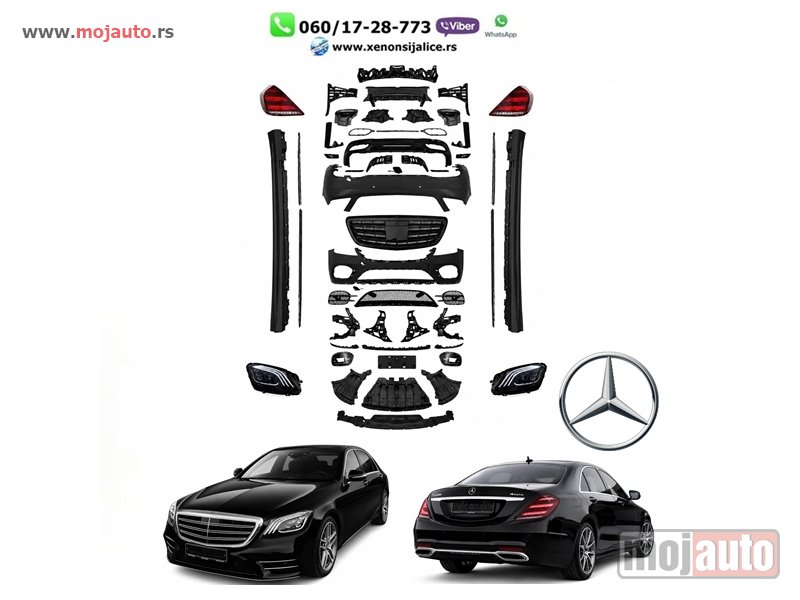 S klasa w222 13-17 mercedes body bodi kit amg s450