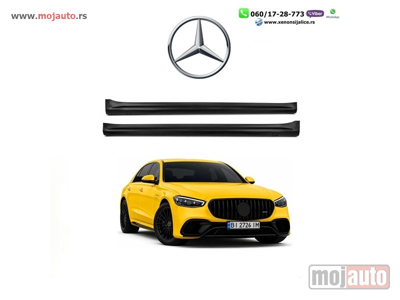 S klasa w223 21-24 mercedes pragovi amg