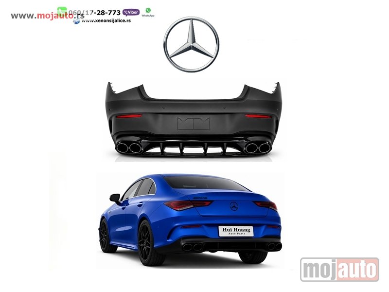 Cla w118 19-25 mercedes body bodi kit amg zadnji
