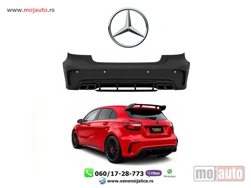 A klasa w176 13-18 mercedes body bodi kit amg zadnji