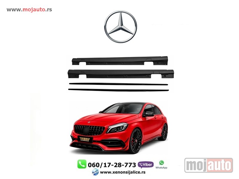 A klasa w176 13-18 mercedes pragovi amg