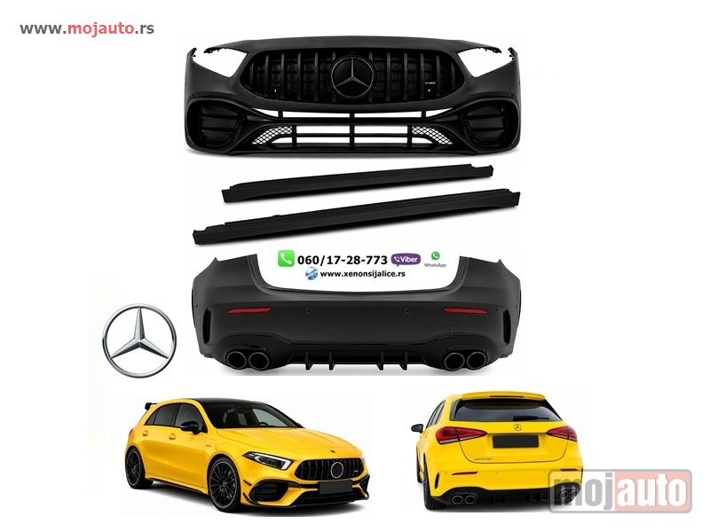A klasa w177 19-24 mercedes body bodi kit amg prednji