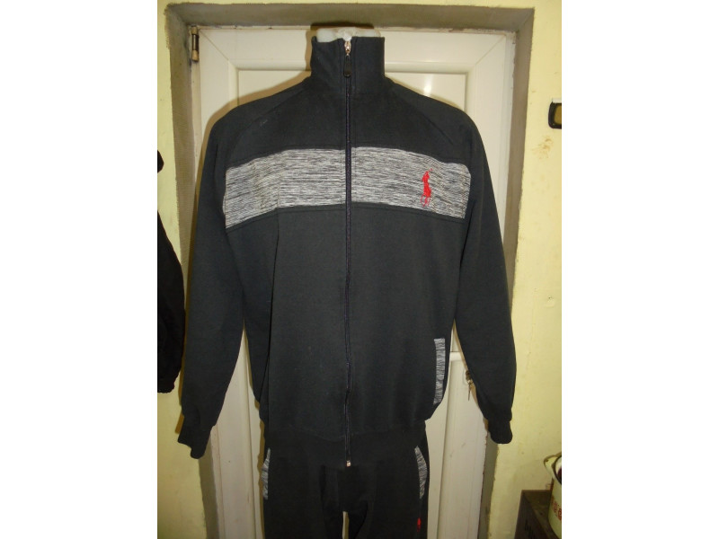 KOMPLET MUŠKA TRENERKA *RALPH LAUREN*, CRNA, VEL. XL