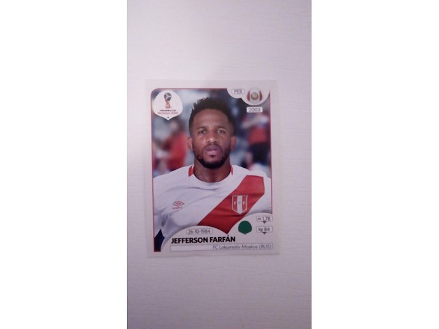 Panini FIFA 2018 Russia sličica broj 237