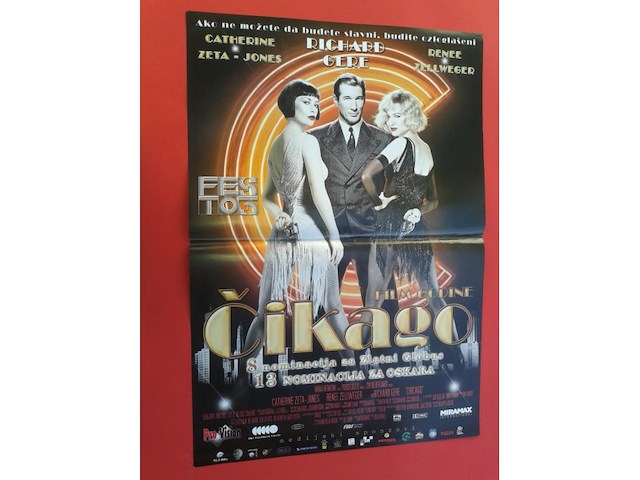 ČIKAGO - Richard Gere - Filmski plakat