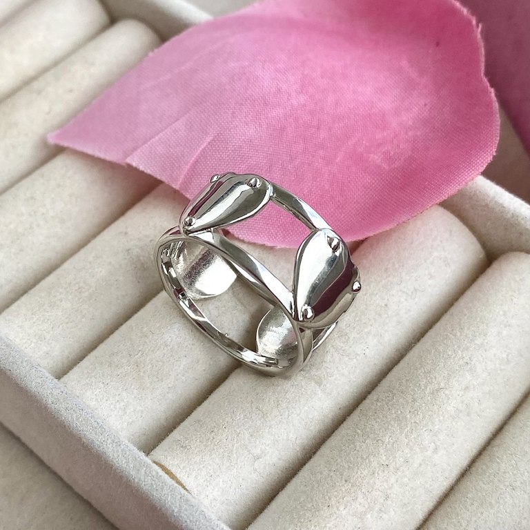 Srebrni prsten „Romance“ P587