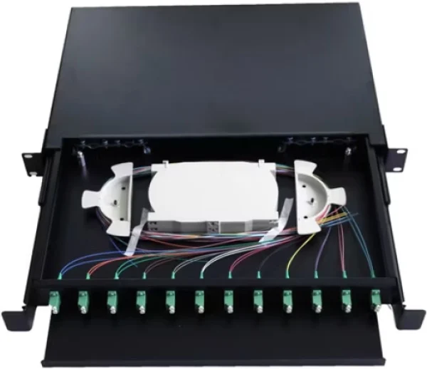 Optièki patch panel ExeLink sa 12 konektora SC/APC za rek orman