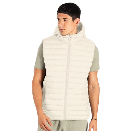 LIBERTY HOOD VEST MEN, PRSLUK SA KAPULJAČOM, KREM-BELI