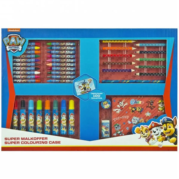 Paw Patrol Super Art Set 100pcs PPBT4104