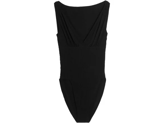 Norma Kamali Ženski bodi KK122BPL663001-BLACK