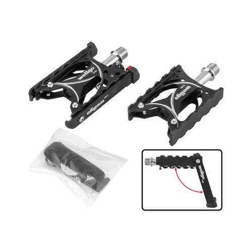 Pedala-nogar wellgo patent alu crna sa cnc obradom c193 tw