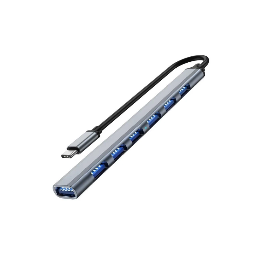 USB HUB tip1 na 5xHUB 3.0+3xTip C+sd/mictro sd+audio metal