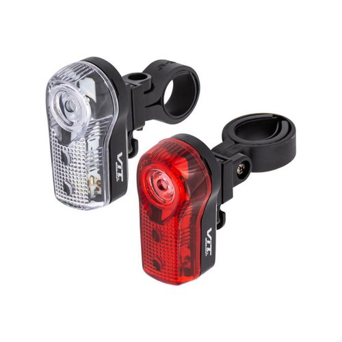 Lampa prednja i zadnja revolution 3 white/red led za volan i sedlo
