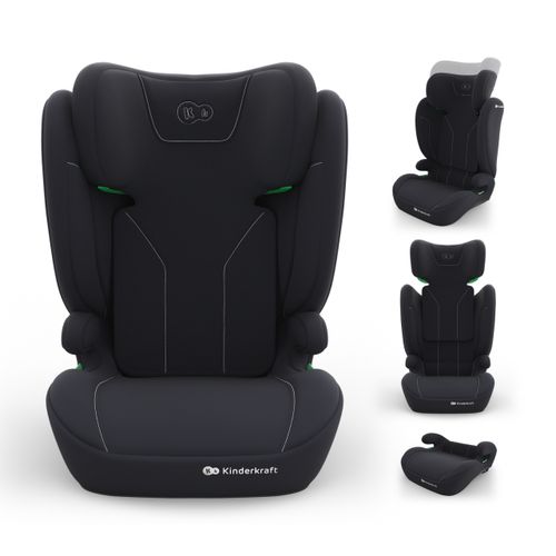Kinderkraft Autosediste I-Spark 2 Plus I Size Black 100-150cm