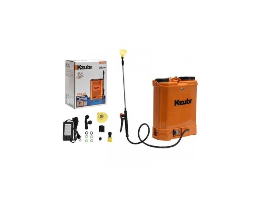 Prskalica Kzubr KBS-20L/baterija 12V/8Ah/1.2-2.2 litra po minutu/0.4Mpa/3 promenljive mlaznice