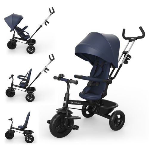 Kinderkraft Tricikl Aston 2 Plus Navy Blue