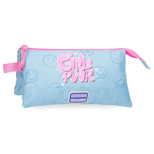 MOVOM GIRL POWER prazna pernica sa 3 pregrade