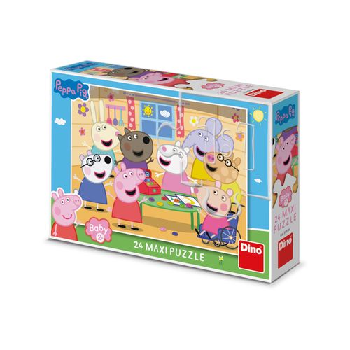 Dino Peppa Pig: Prodavnica puzzle set 24 maxi dela