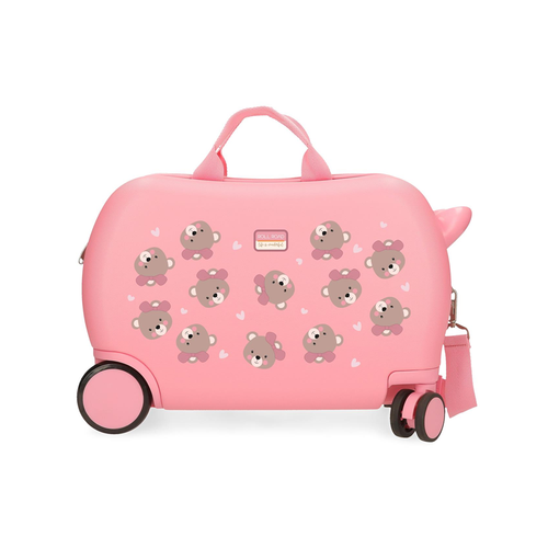 MOVOM BABY PETS dečiji kofer na točkićima - pink