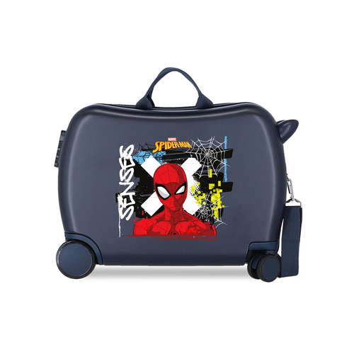 GRAFFITY OF SPIDERMAN dečiji kofer na točkićima - teget