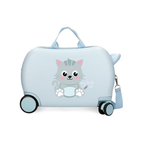 ROLL ROAD HAPPY PETS dečiji kofer na točkićima - sky blue