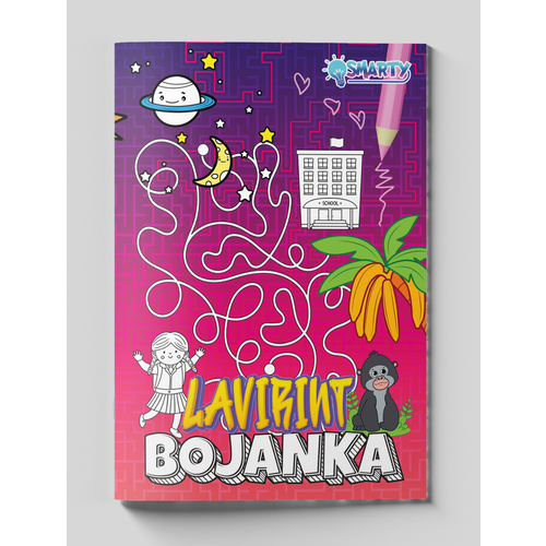 Bojanka 12 listova - Lavirint