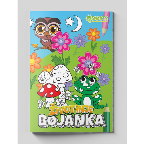 Bojanka 8 listova - životinje