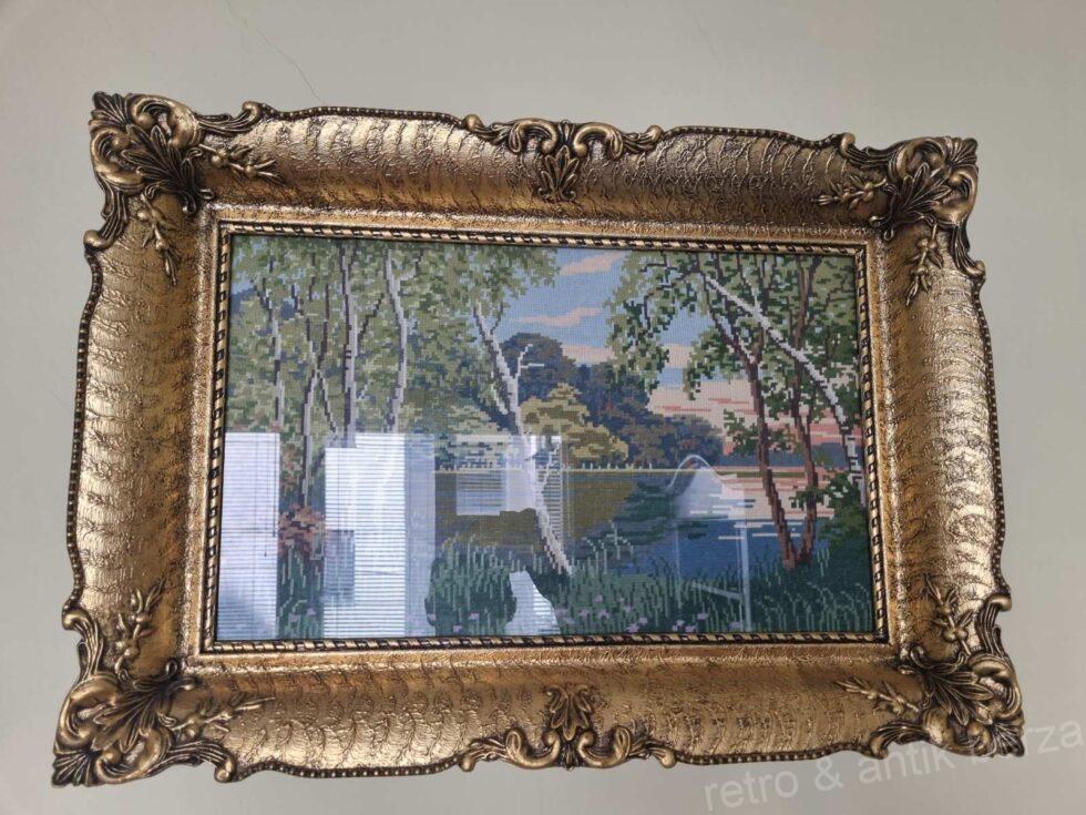 Wiehler-ov goblen u zlatnom ramu: „Birchtree grove“