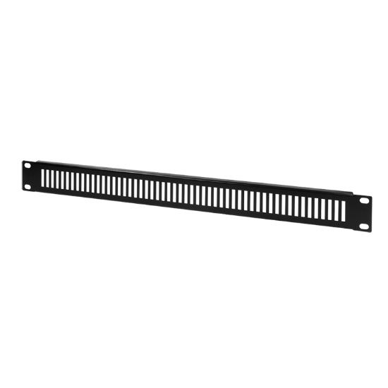 LogiLink 19" Blank Panel 1U, perforirani, crna