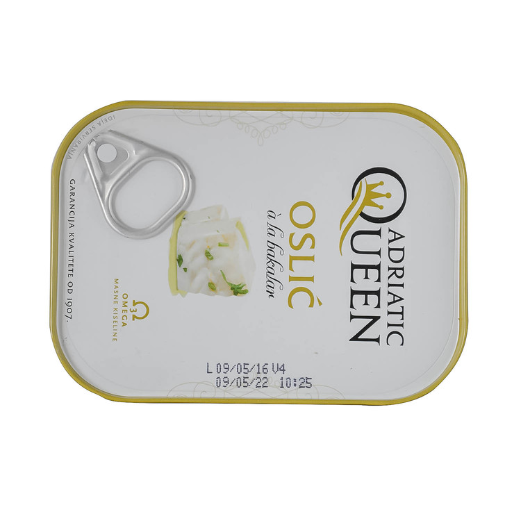 Adriatic queen oslic a la bakalar u biljnom ulju 105g