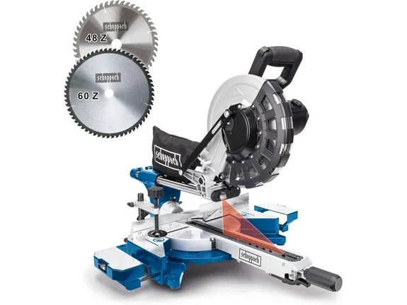 Scheppach Potezno preklopna testera 254mm sa 2 lista HM254