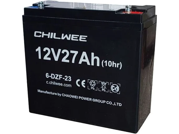 Baterija akumulator Chilwee 12V/27Ah Graphene black gold Series za elektro bicikl