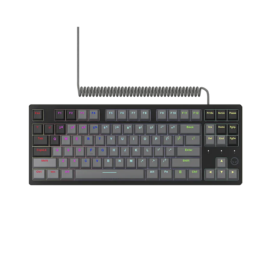 LORGAR Azar 514TKL, Wired RGB mechanical gaming keyboard, black, EN layout