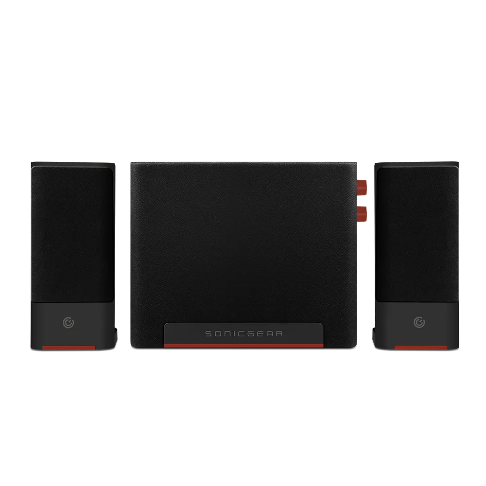 SONICGEAR SPACE 3 Maroon FM 2.1 20W USB/BT/AUX