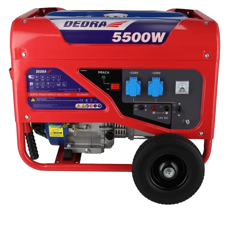 Benzinski agregat 5,5 kW - DEDRA DEGB6500KID: EK000857221