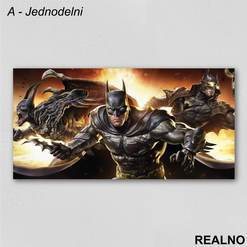 Batman In Action - Slika Na Platnu - Kanvas